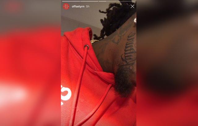 Offset Gets Huge Face Tattoo In Honor Of His Baby With Cardi B