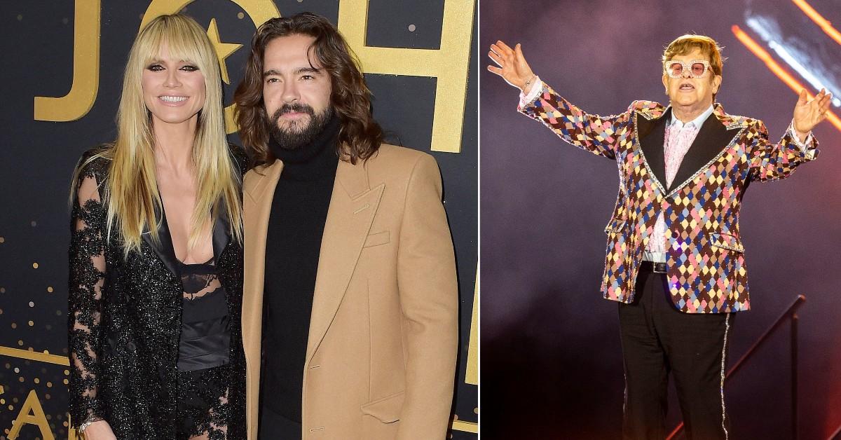 Heidi Klum & Tom Kaulitz Pack On The PDA At Elton John Concert