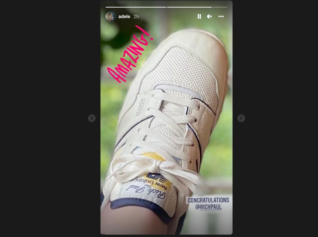 Adele Shows Off Rich Paul's 'Amazing' Shoes