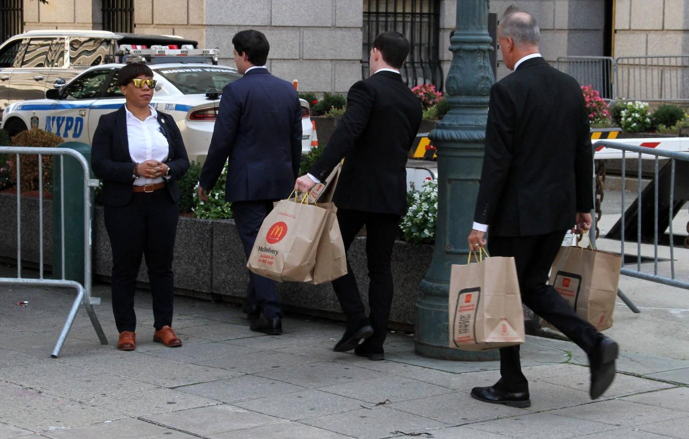 Donald Trump Mocked Over McDonald's Order At Courthouse