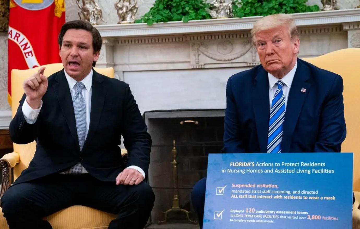 Donald Trump Mocks 'Pudding Fingers' Ron DeSantis In Puzzling MAGA Ad