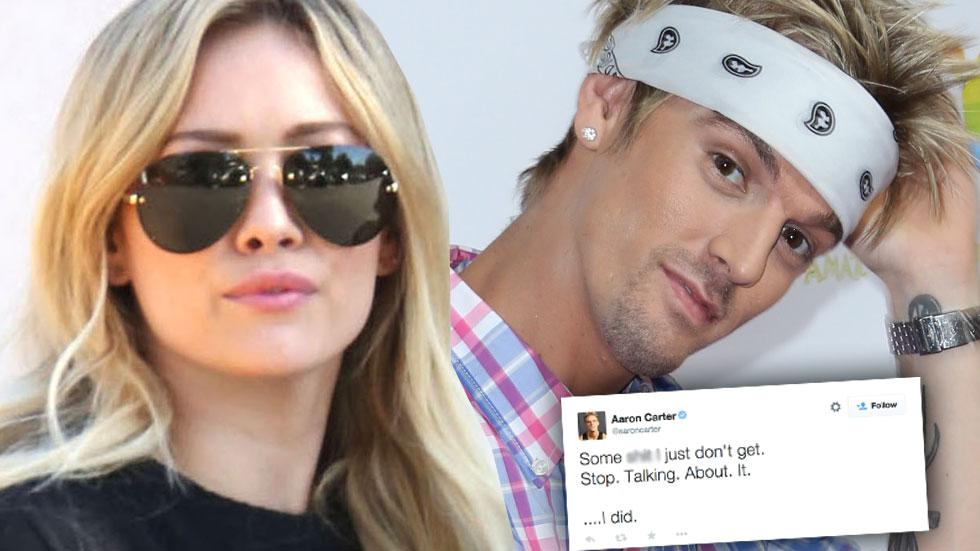 Aaron Carter Tweets About His Ex Hilary Duff Again After She Officially ...