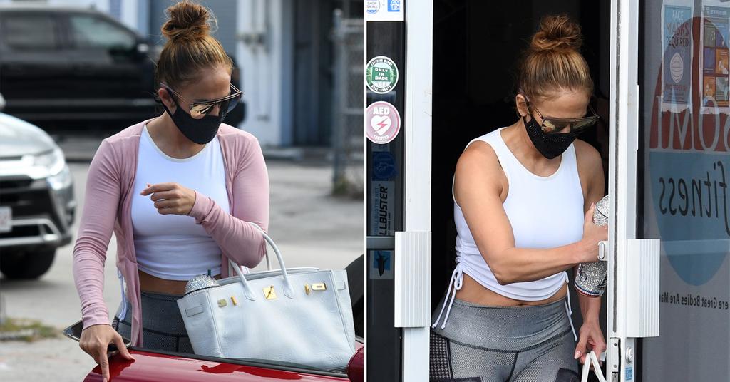 Jennifer Lopez Displays Taut Tummy, Toned Arms In Miami: Photos