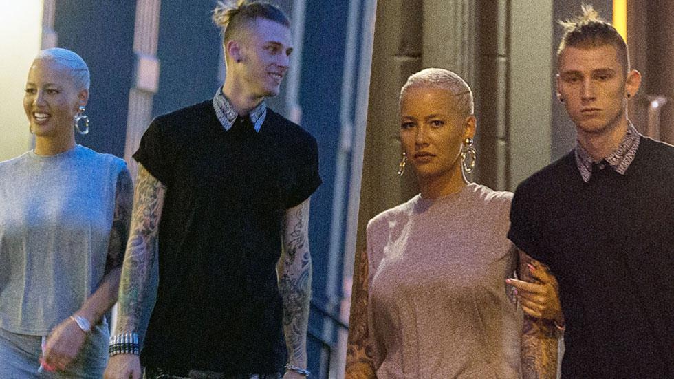 Amber Rose And Machine Gun Kelly Have A Date Night In NYC On Mother's Day!