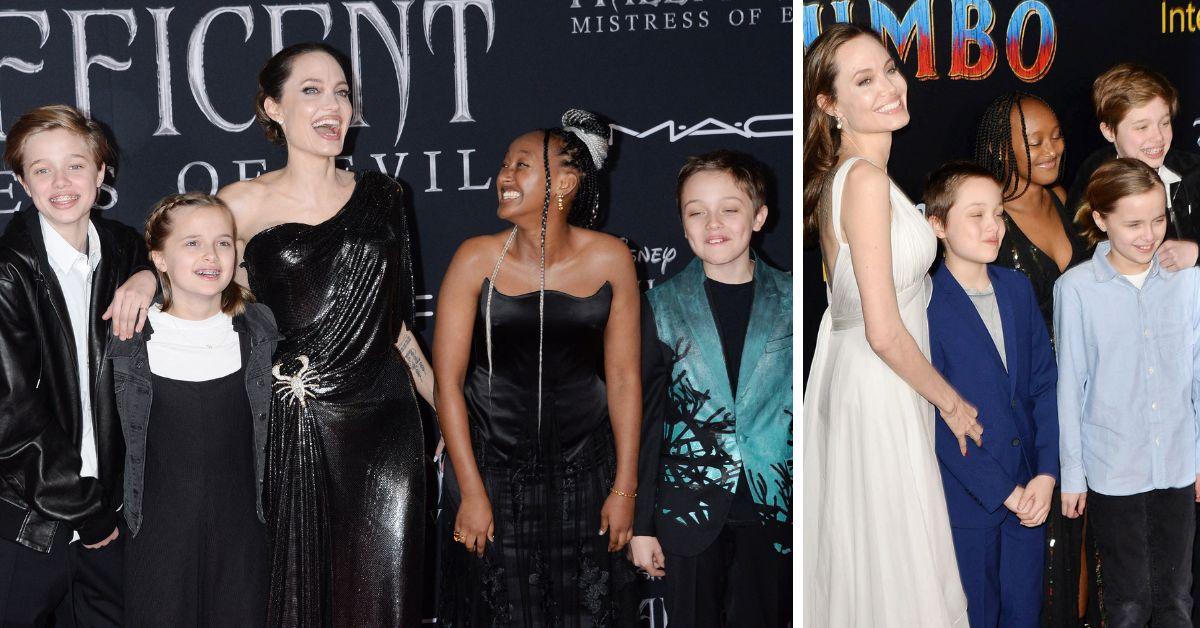 Angelina Jolie's Sweetest Moments With Her 6 Kids: Photos