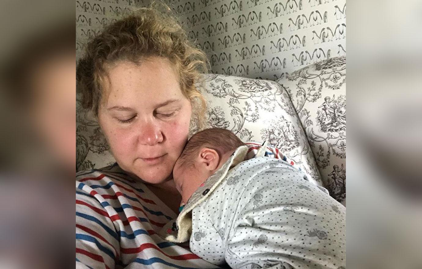 Amy Schumer Shares Photo Of Her Son Gene & They Look Identical!