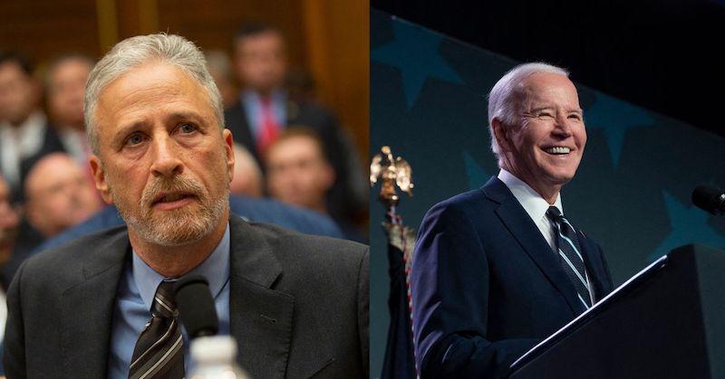 Daily Show's Jon Stewart Roasts Joe Biden For His Cognitive Abilities