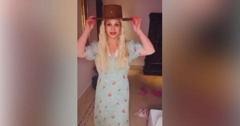 Britney Spears Flaunts Assets Spinning Around In Backlash Red Dress