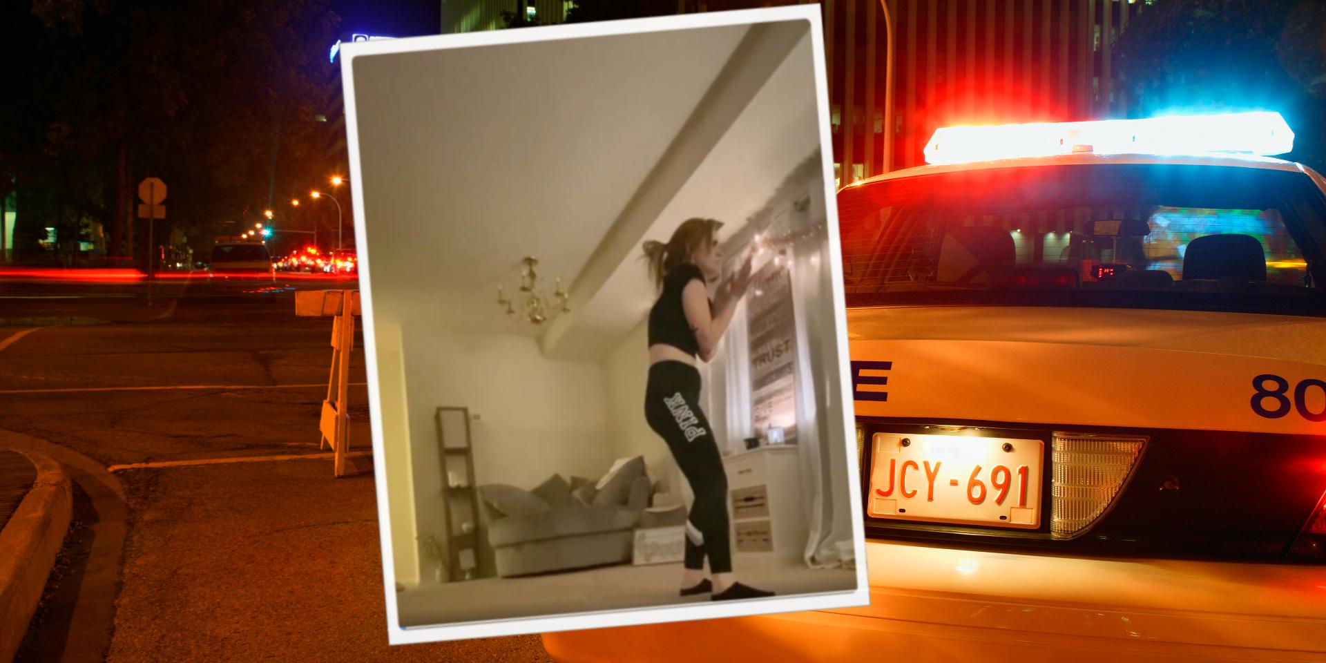 Hannah Viverette Captures Intruder In TikTok Dancing Video: Watch