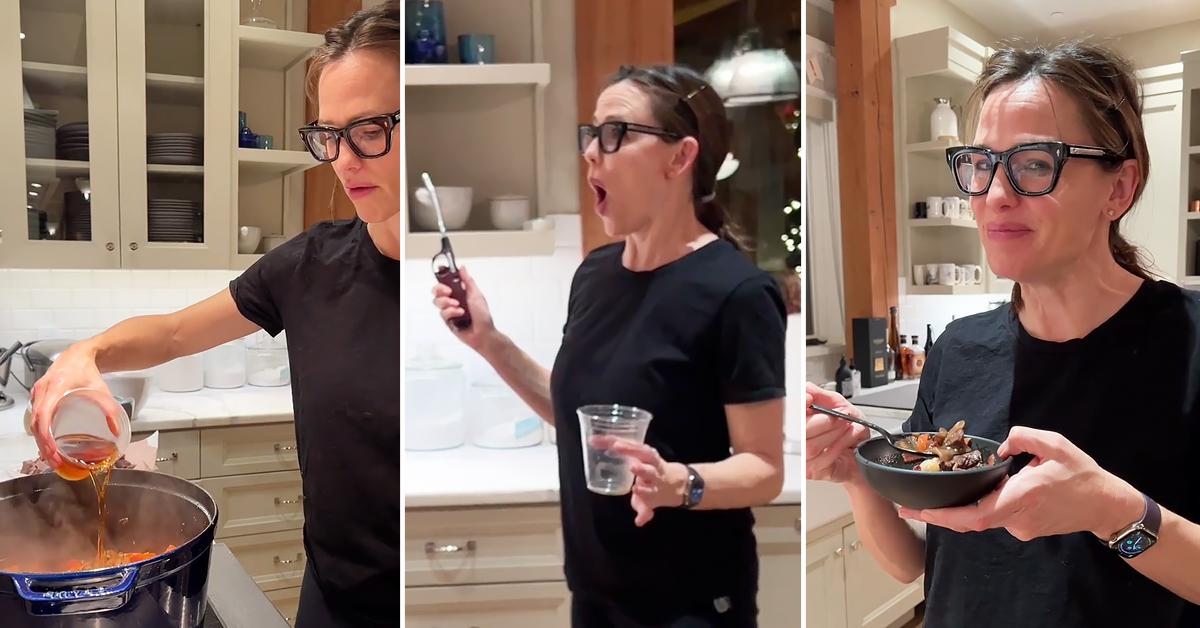 Jennifer Garner Almost Lit Kitchen On Fire: Pics