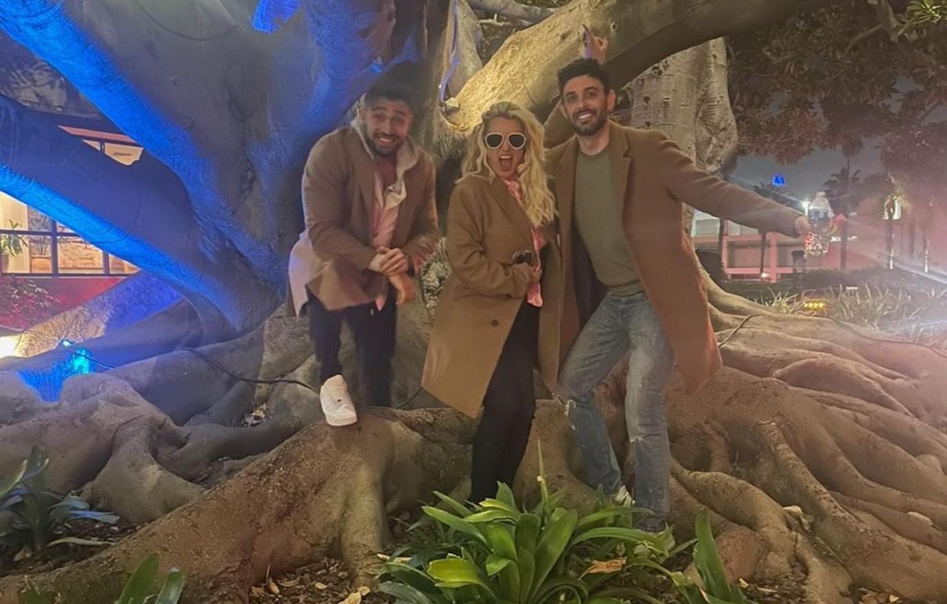 Britney Spears Visits 'Favorite Tree' With Sam Asghari & Cade Hudson