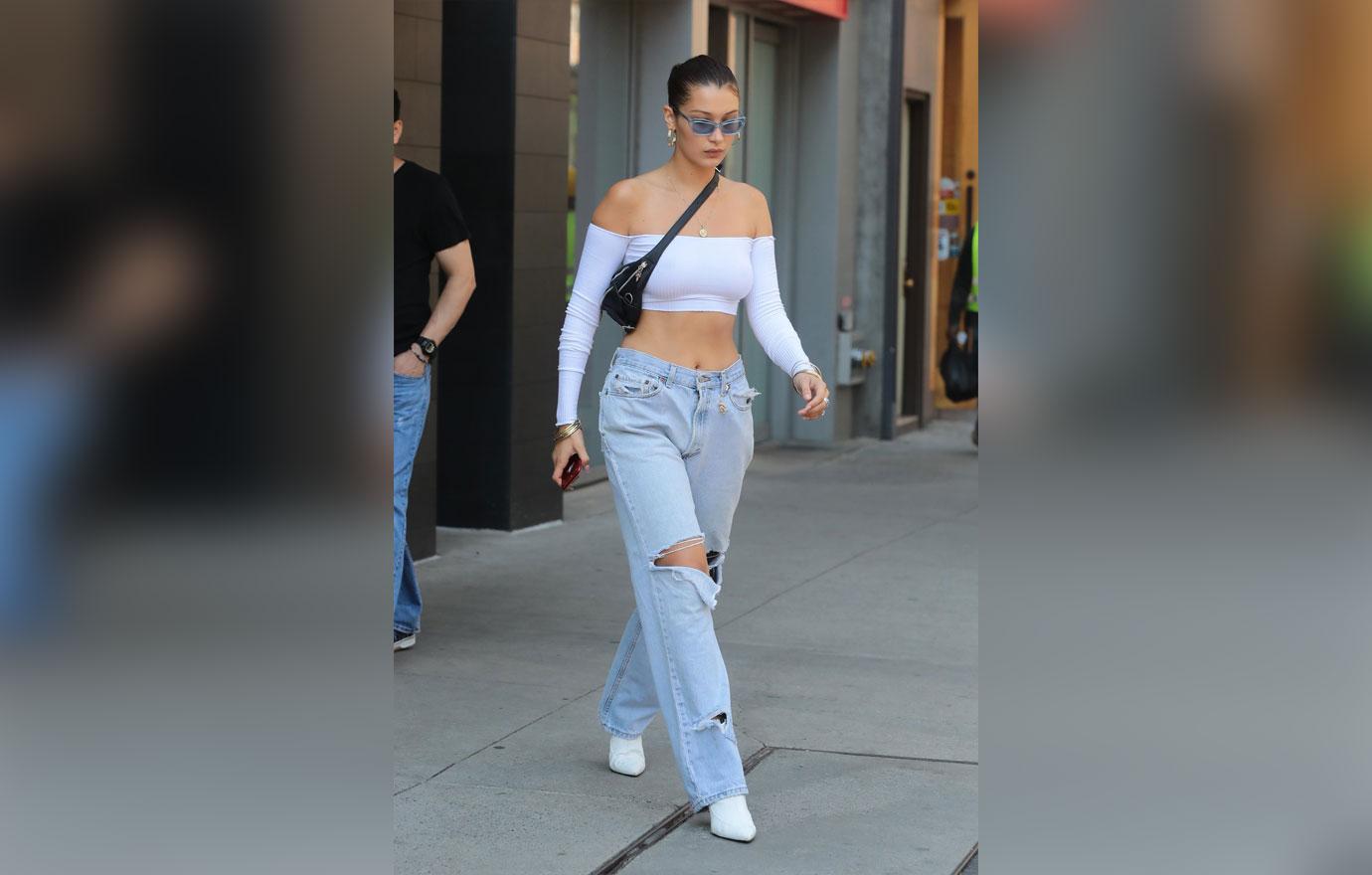 [PHOTOS] Bella Hadid Show's Off Her Abs In Revealing Top!