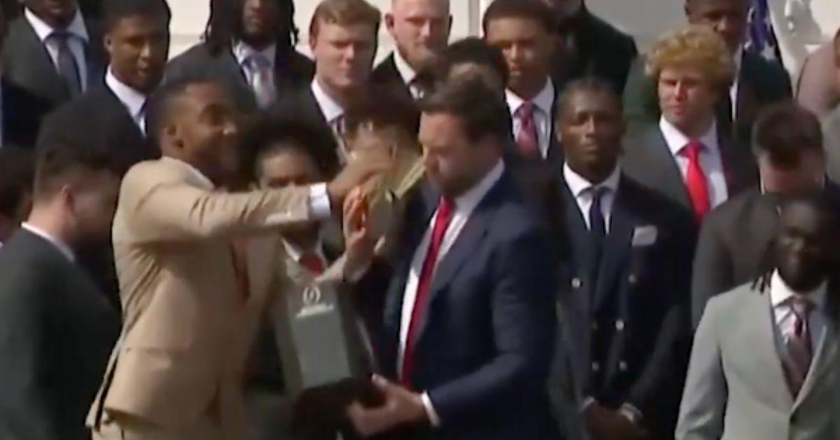 'Loser' J.D. Vance Bashed For Dropping Ohio State's Championship Trophy