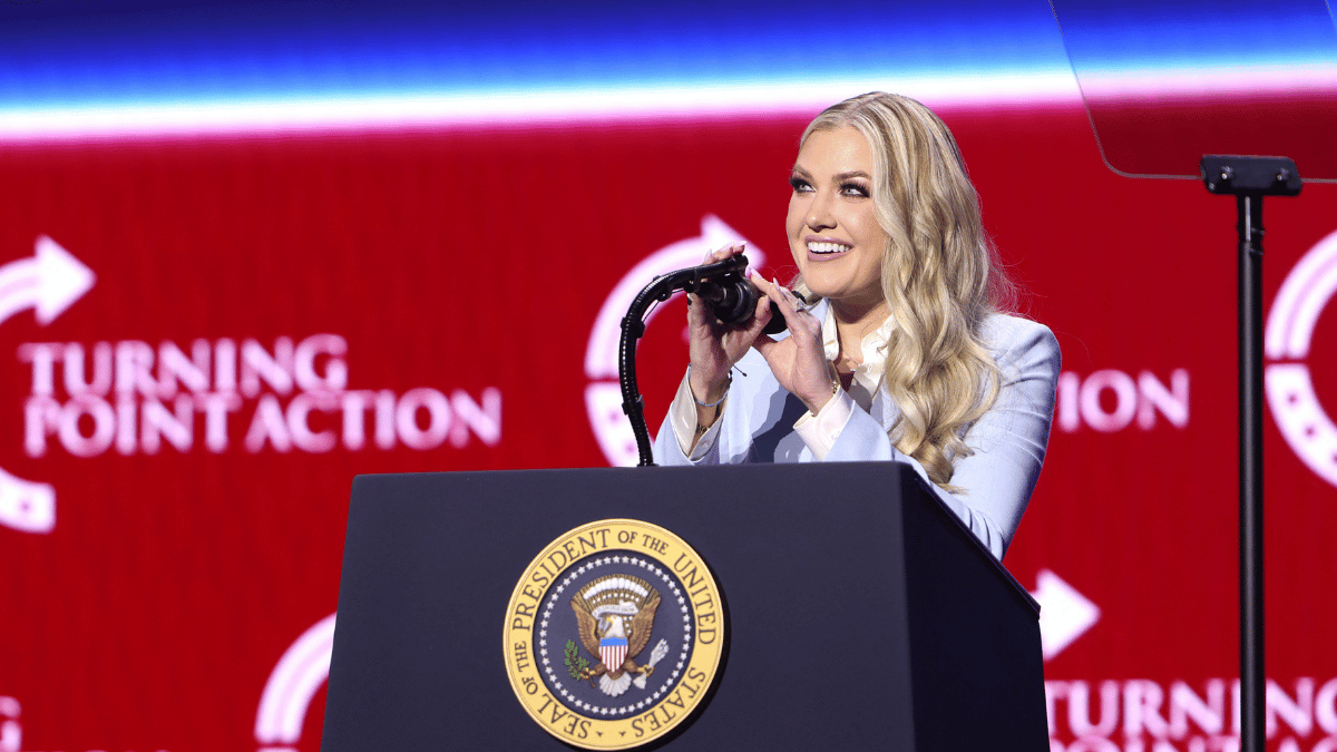 Erika Kirk Reacts To Claim She's Moved On From Late Husband Charlie