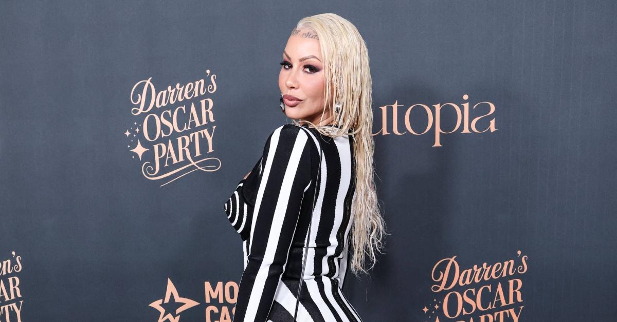 Amber Rose Looks Completely Unrecognizable With Long Hair: Photos