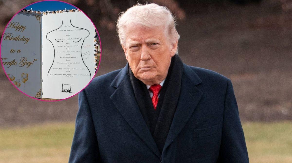 White House Fuming Over Replica Of Trump's Birthday Card To Epstein