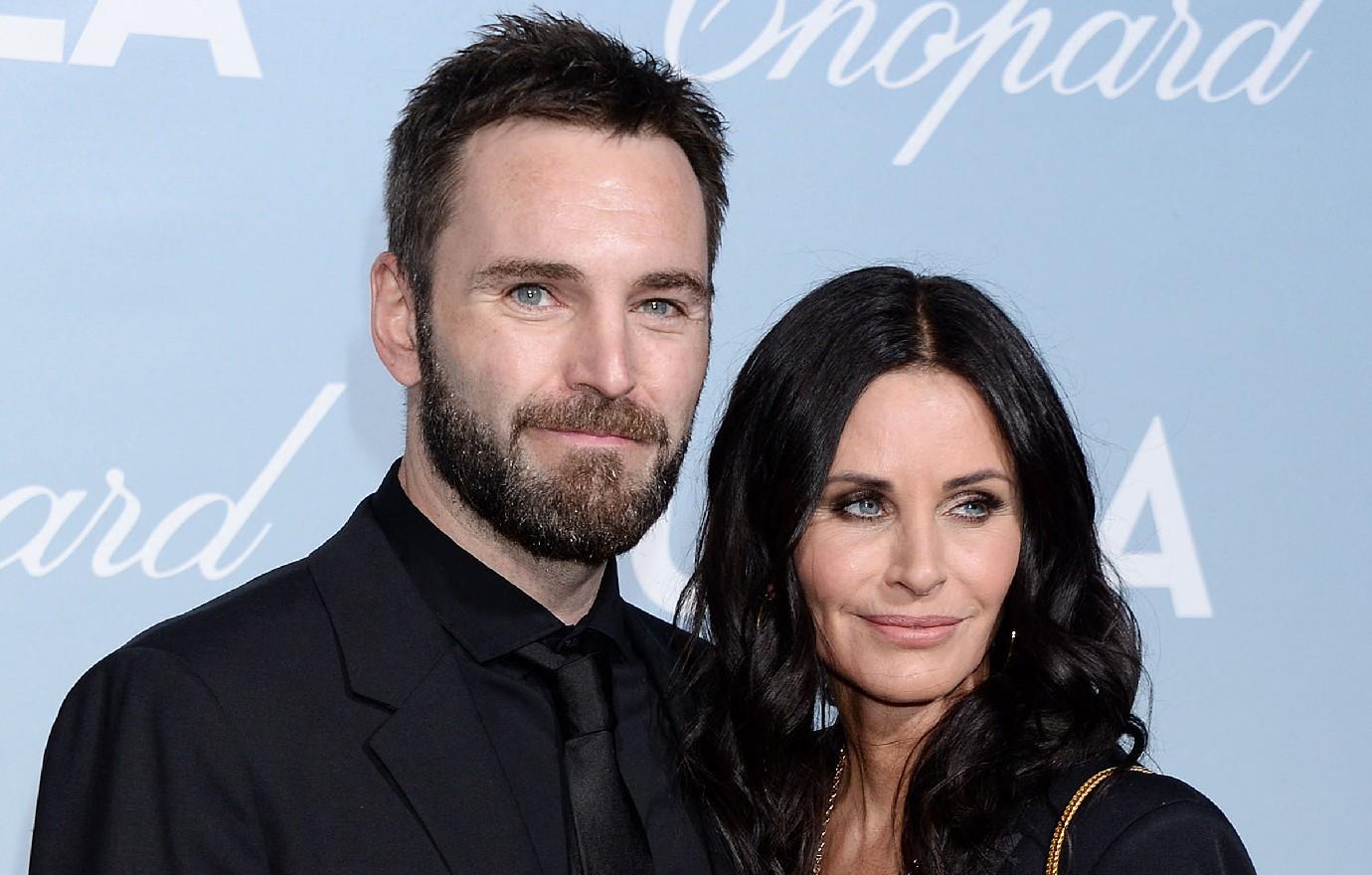 Courteney Cox Jokes She & Johnny McDaid 'Look Alike': Photos