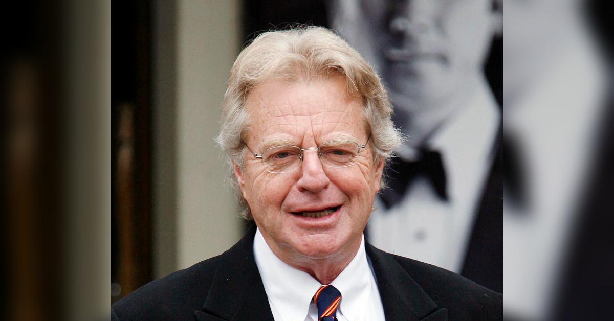 Talk Show Host Jerry Springer Dead At 79 After Cancer Battle
