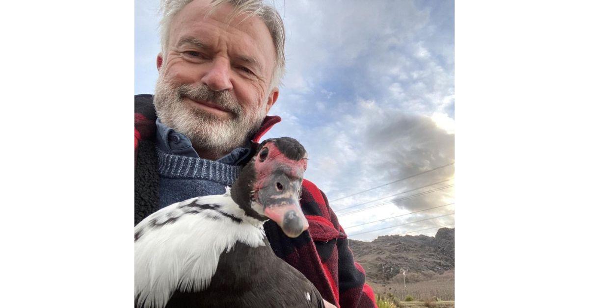 Sam Neill's Cutest Photos With His Grandkids & Farm Animals