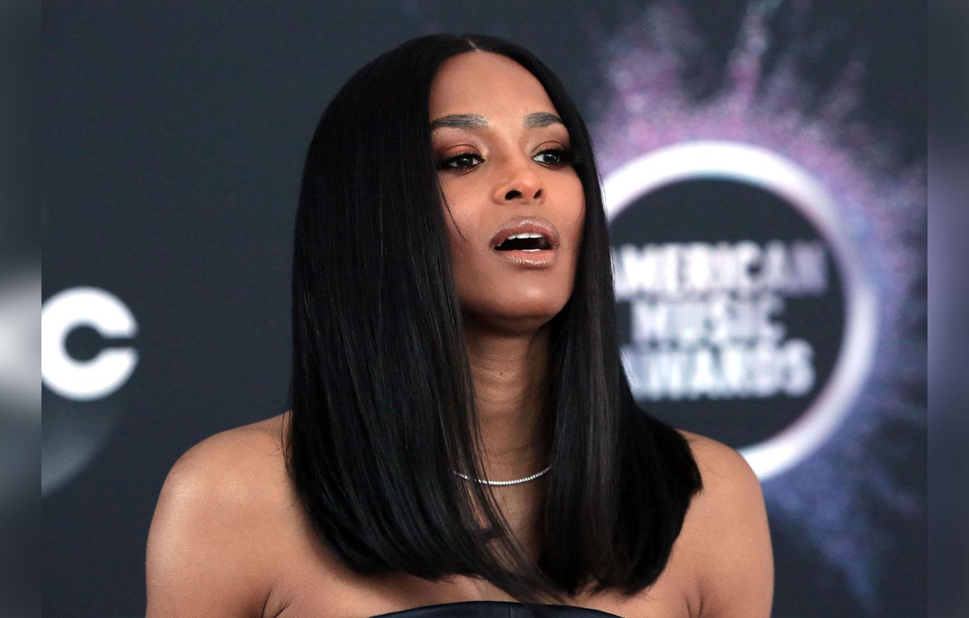 Ciara Shows Off Her Dance Moves During The AMAs Red Carpet Roll Out