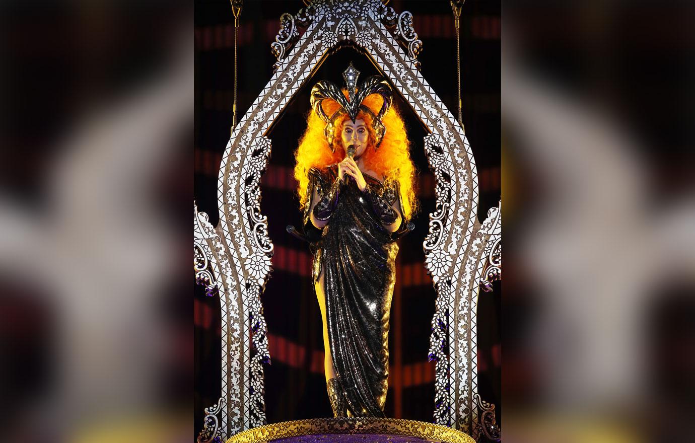 PICS Cher Rocks A Semi-Sheer Clothes While On Tour In Australia