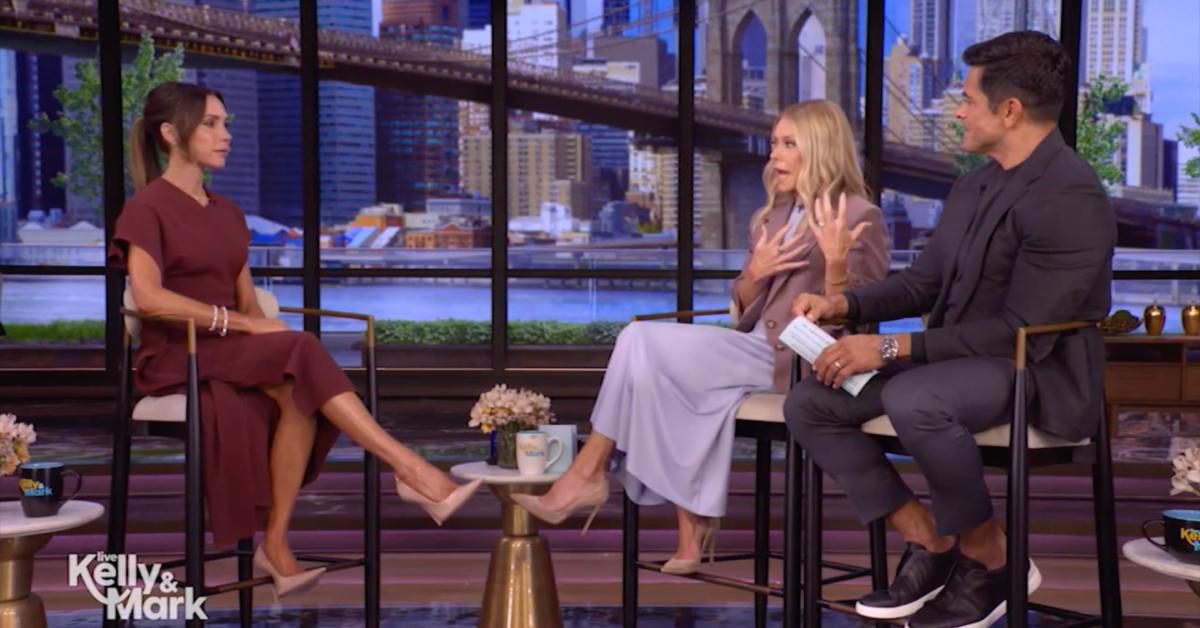 Kelly Ripa Tells Victoria Beckham Their Husbands Have 'Much In Common'