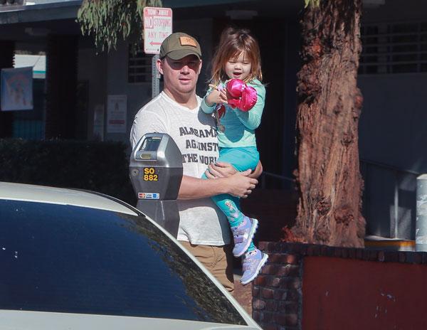 Too Cute! Channing Tatum Is Spotted With Daughter Everly As He Admits ...