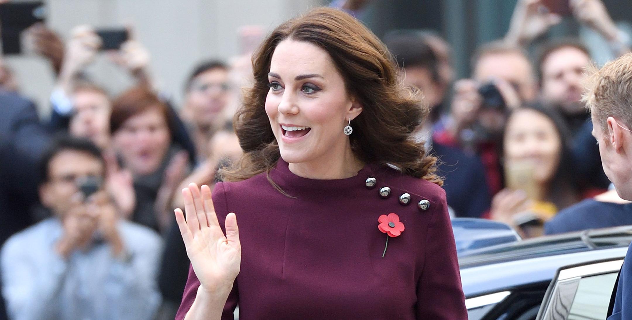 Kate Middleton Shows Off Baby Bump As She Gets Past Morning Sickness