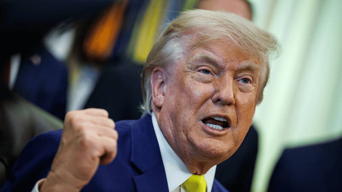 Donald Trump's Appearance Sparks Concern As He Slowly Sits In Chair