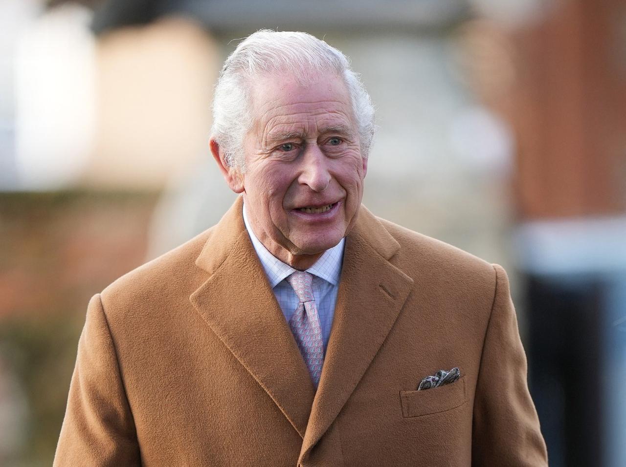 King Charles Greeted By Protestors Holding 'Not My King' Signs