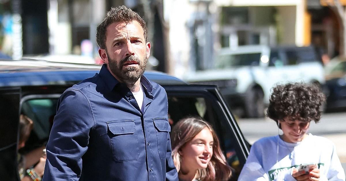 Ben Affleck Spends Quality Time With Jennifer Lopez's Child Emme
