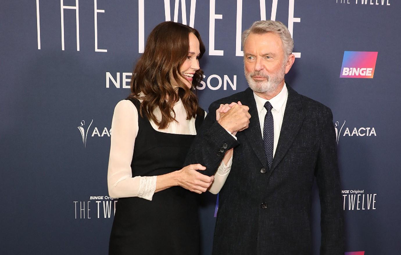 Sam Neill All Smiles at 'The Twelve' Premiere In Sydney