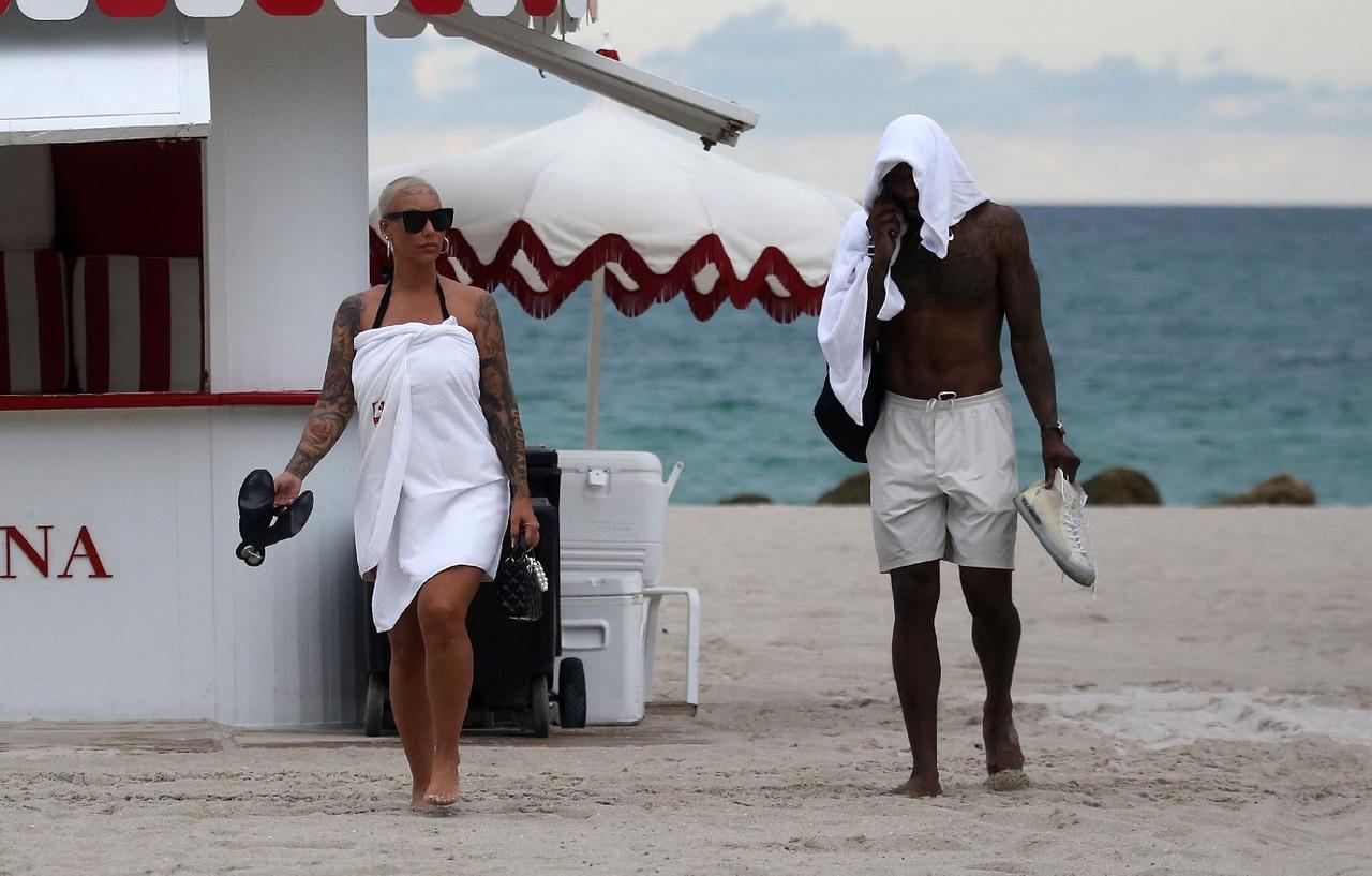 Amber Rose Seen With Iman Shumpert Following Political Backlash: Photos