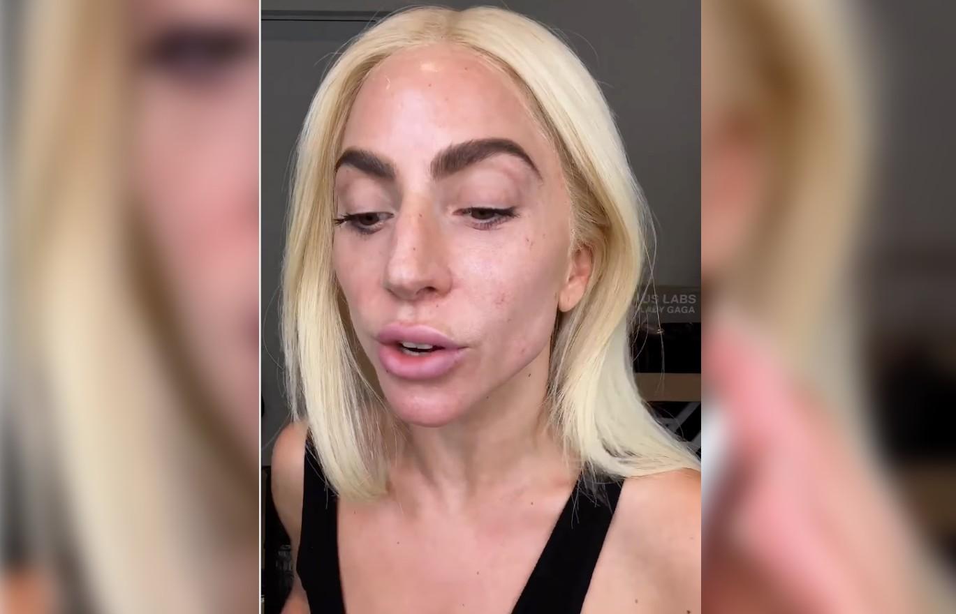 Barefaced Lady Gaga Praised For Showing Off Natural Features