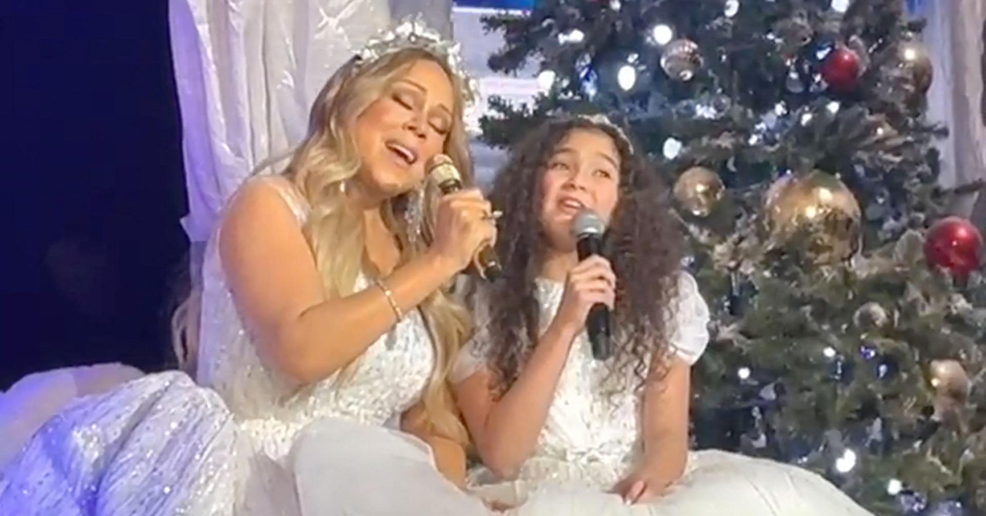 Mariah Carey Gets Dolled Up To Cook Thanksgiving Meal With Monroe