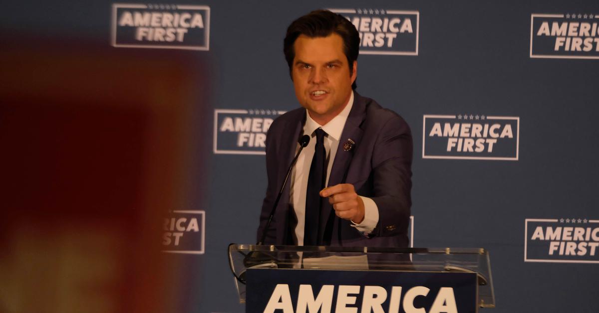 Matt Gaetz Announces Potential Run For President In 2024 Amid Federal Probe
