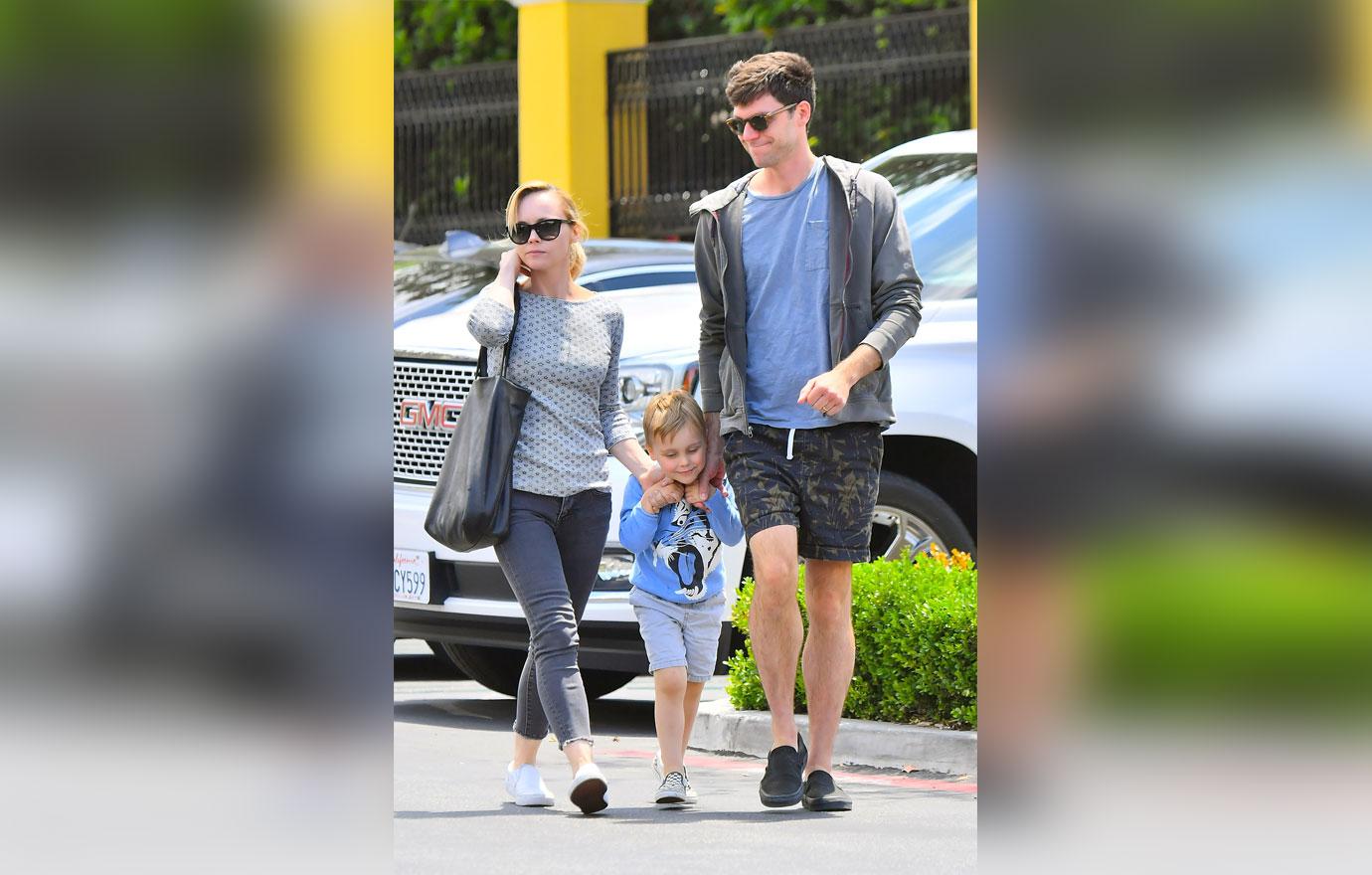 Christina Ricci Enjoys A Family Day Out With Her Hubby And Son