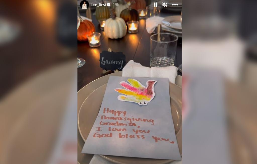 Nick Cannon & Bre Tiesi Celebrate Thanksgiving With Son