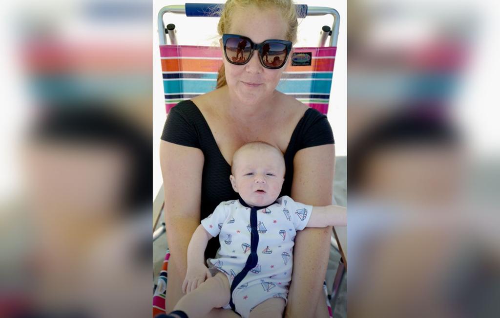 Amy Schumer Shares Photo Of Her Son Gene & They Look Identical!