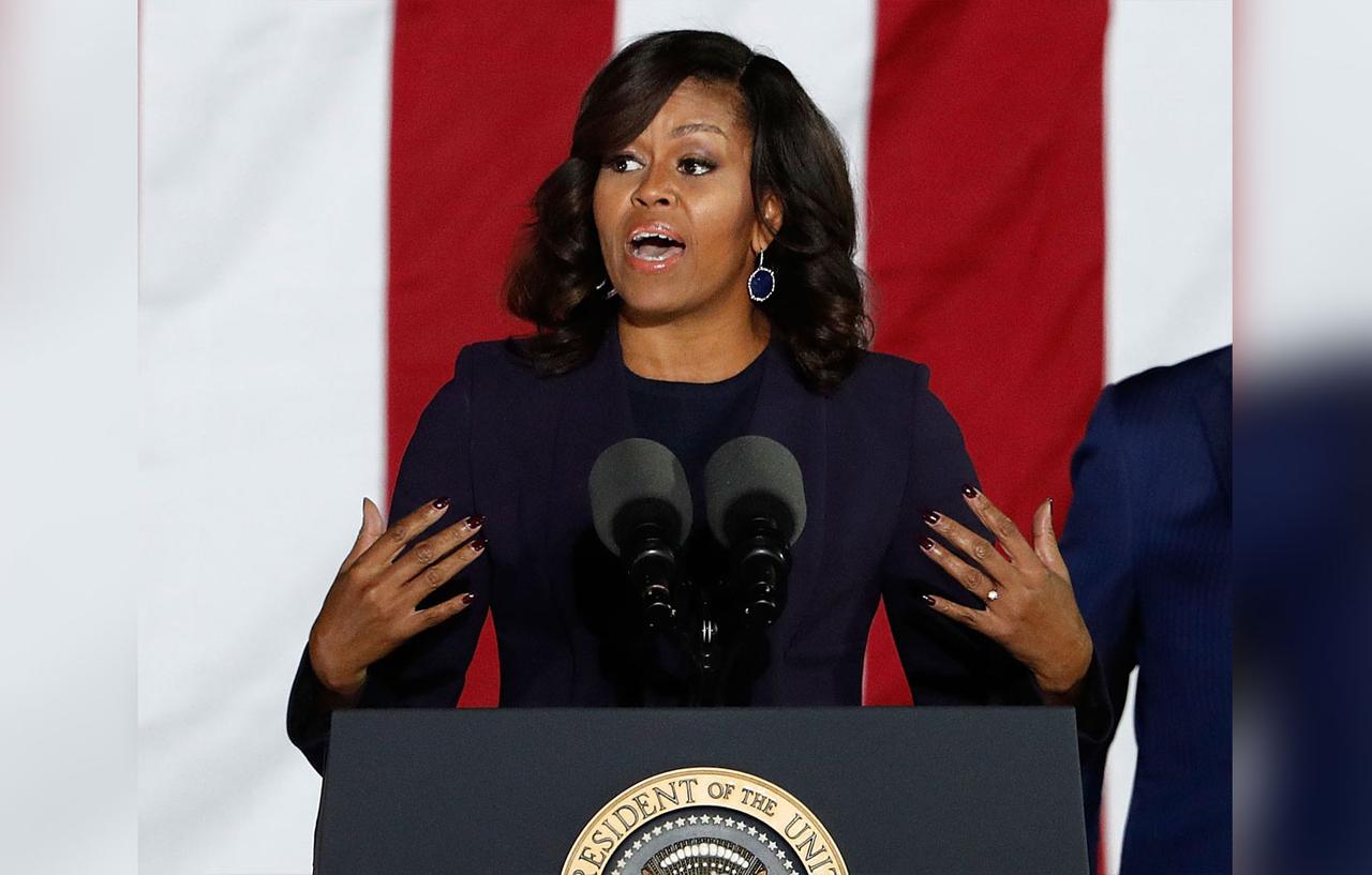 Michelle Obama Gets A Major Wedding Ring Upgrade