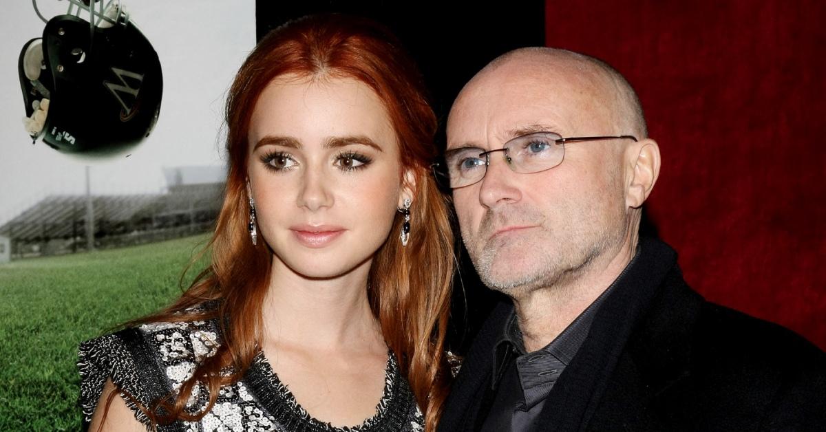 Lily Collins Shares Rare Photo With Dad Phil To Celebrate His Birthday