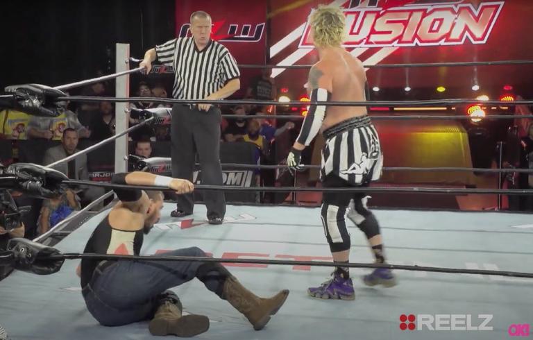 Real1 Drop Kicks Mance Warner In 'MLW Underground Wrestling'