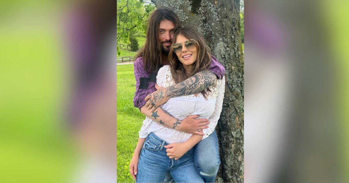 Elizabeth Hurley & Billy Ray Cyrus Cuddle Up After Romance Revealed