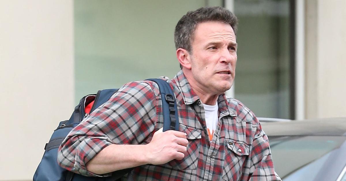 Ben Affleck Spotted With Son Samuel After Speech At Tom Brady's Roast