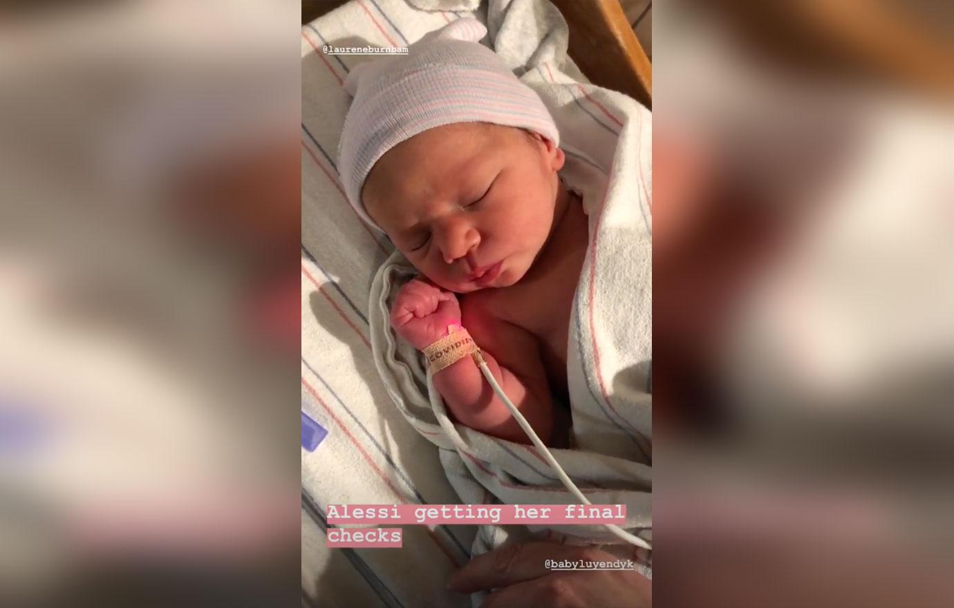 Arie Luyendyk Jr. & Lauren Burham Share Baby Girl's Name And 1st Photo