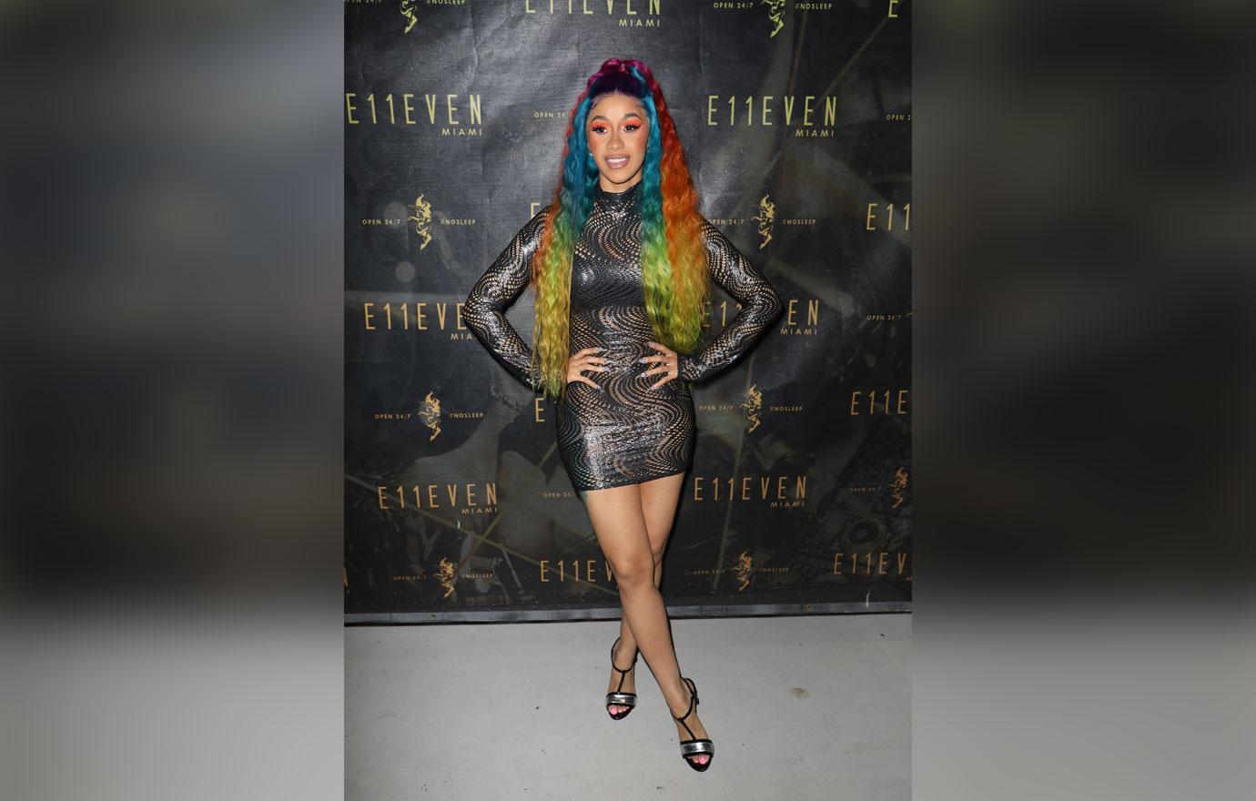 Cardi B Wears The New Dsquared2 Heel Sneakers