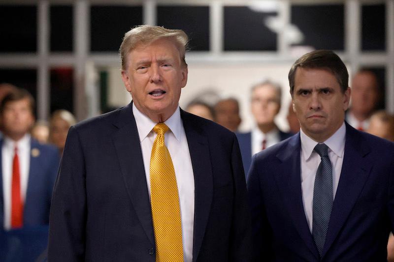 Donald Trump Sparks Concerns After Sweating Coming From Cold Courtroom