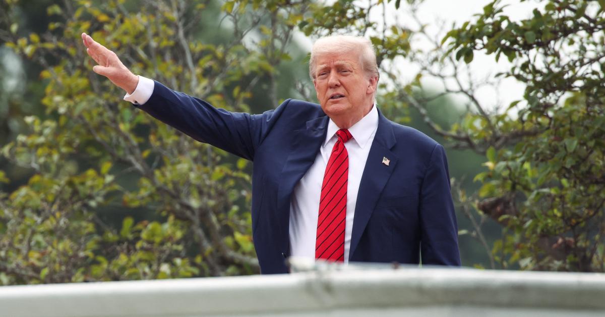 Donald Trump Sparks Concerns After Walking Across White House Roof