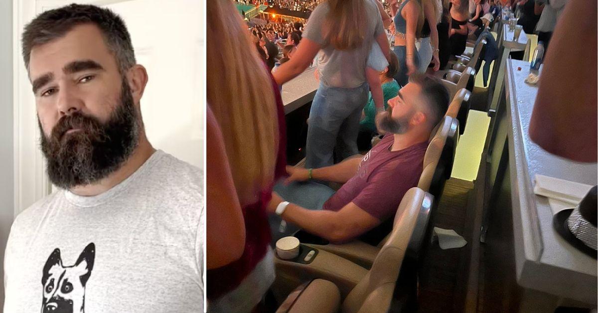 Jason Kelce Teased For Taking A 'Cat Nap' During Taylor Swift's Show