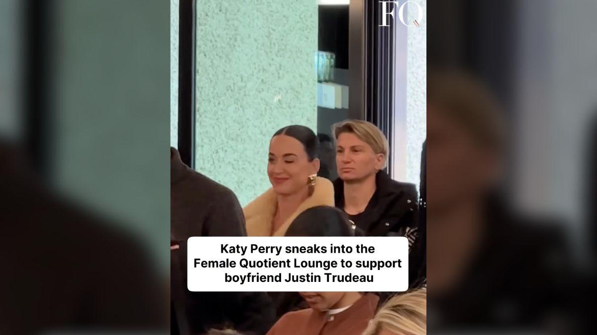 Katy Perry & Justin Trudeau Can’t Stop Flirting During Event: Watch